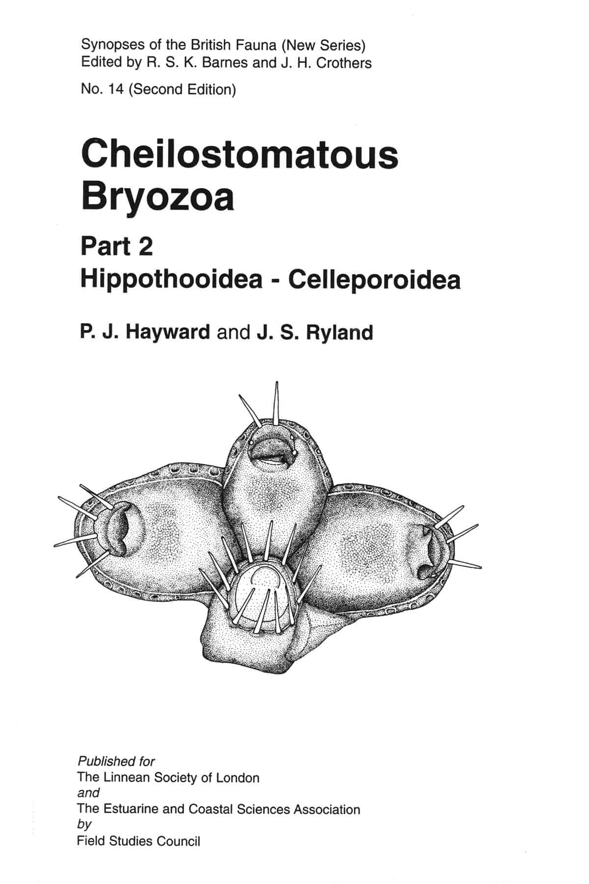 Cheilostomatous bryozoa 2 | Linnean Synopsis softback book