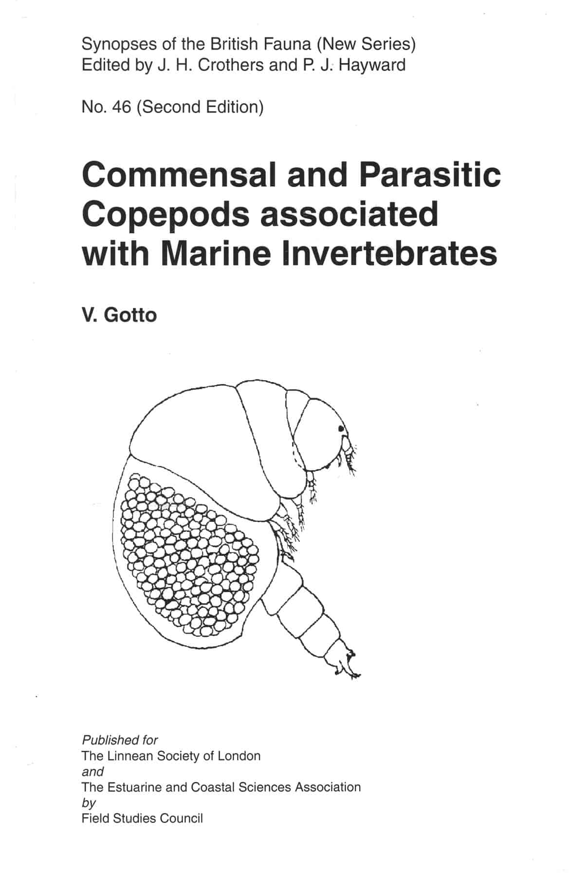 Commensal and parasitic copepods | Linnean Synopsis softback book