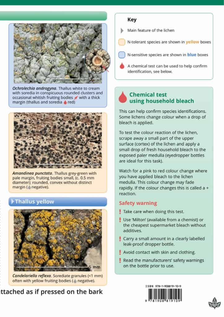 Lichen based index to nitrogen air quality guide – Field Studies Council
