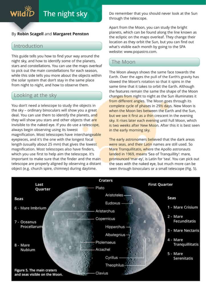 Night sky guide – Field Studies Council