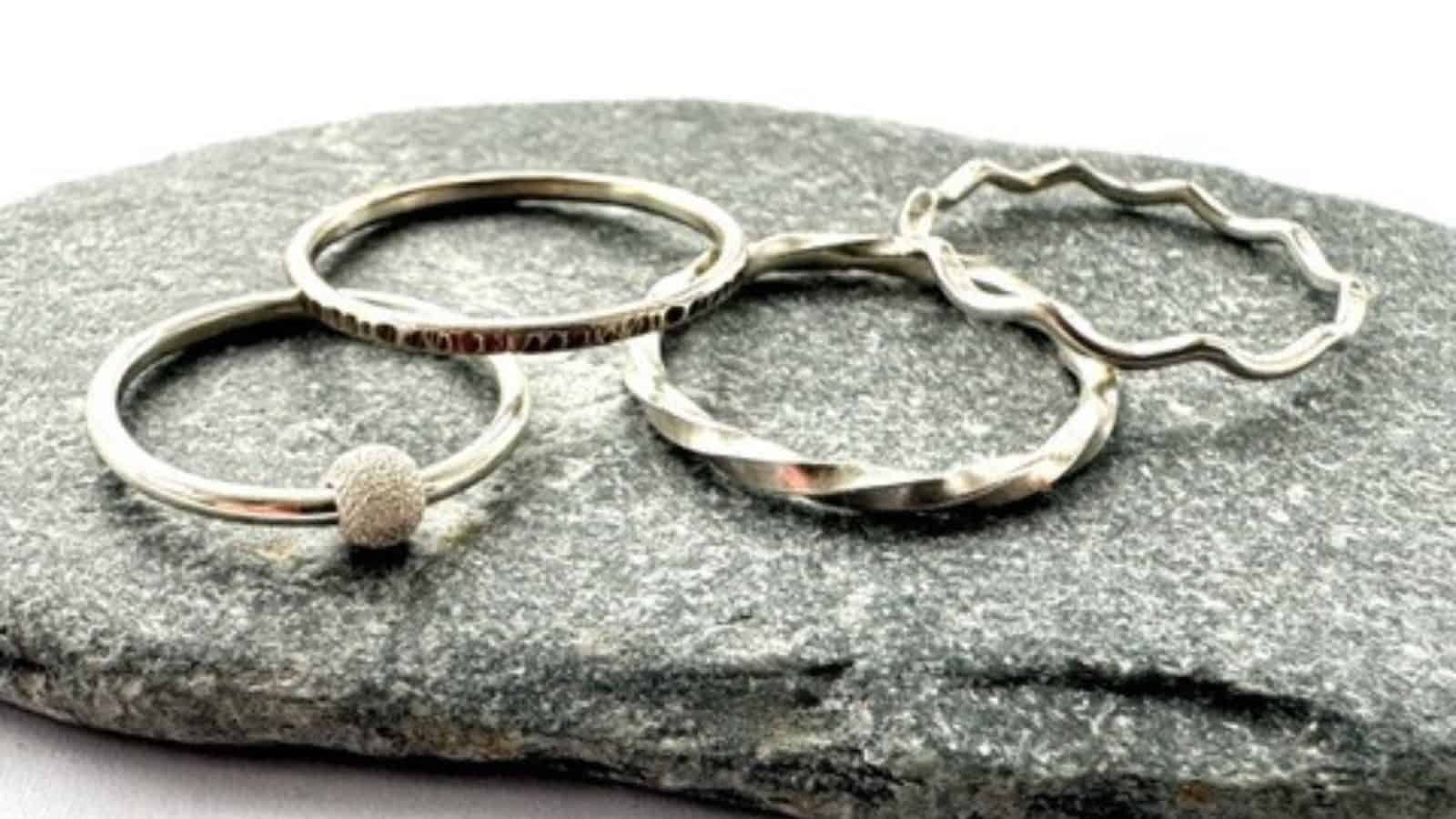 Silver Stacking Rings – Field Studies Council