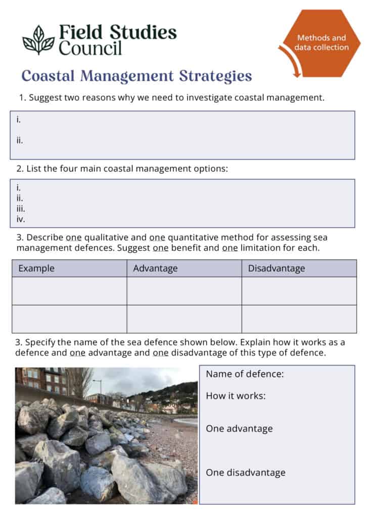 Further Support for Coasts – Field Studies Council