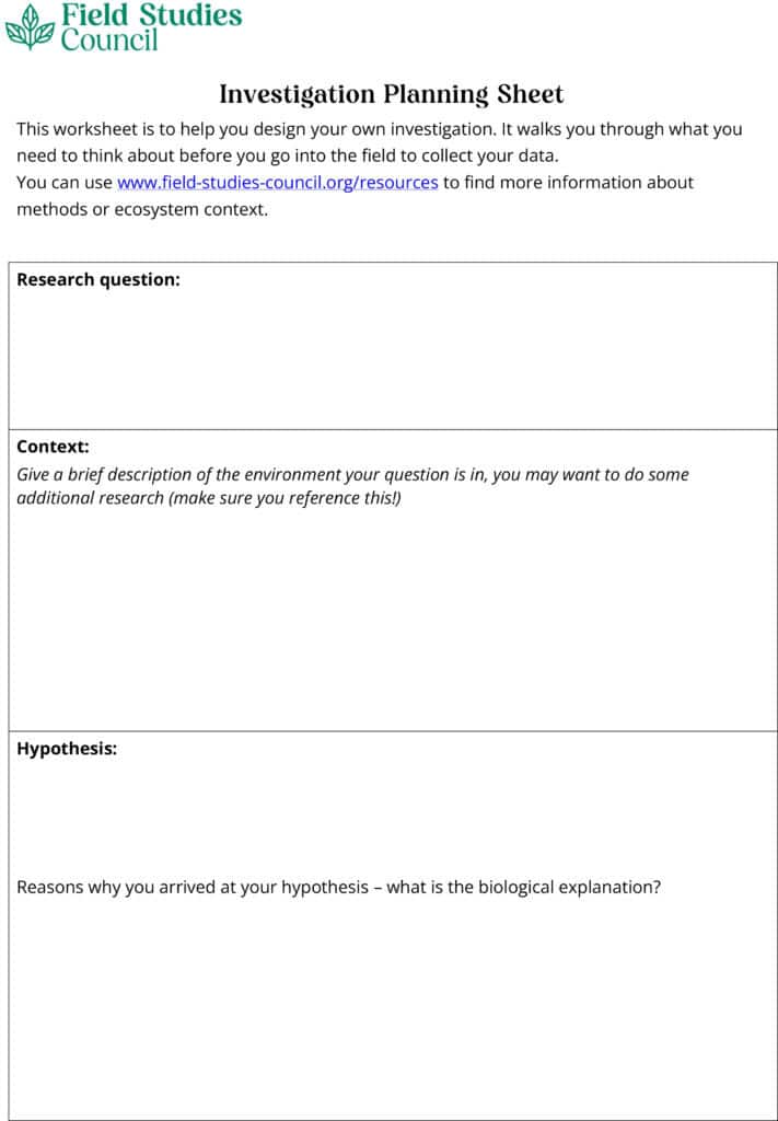 Sampling - The Basics – Field Studies Council